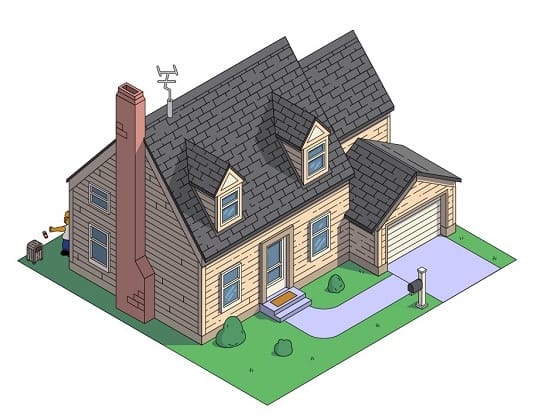 D'oh! The Simpsons house reimagined in 8 different architectural styles ...