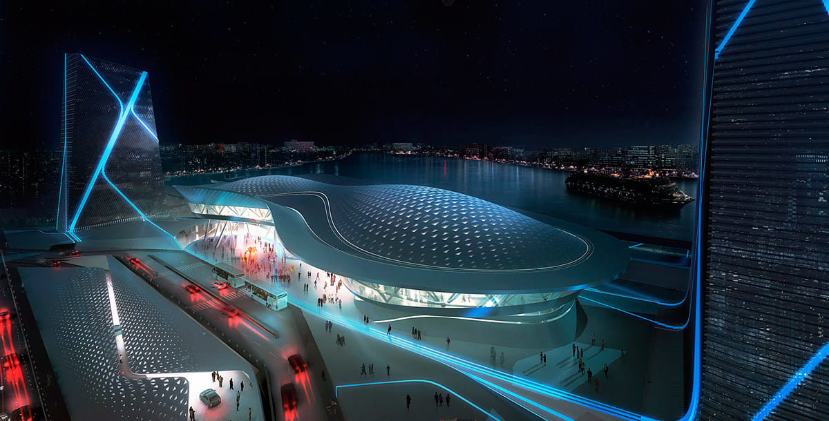 Kaohsiung Port Terminal Proposal by Asymptote Architecture