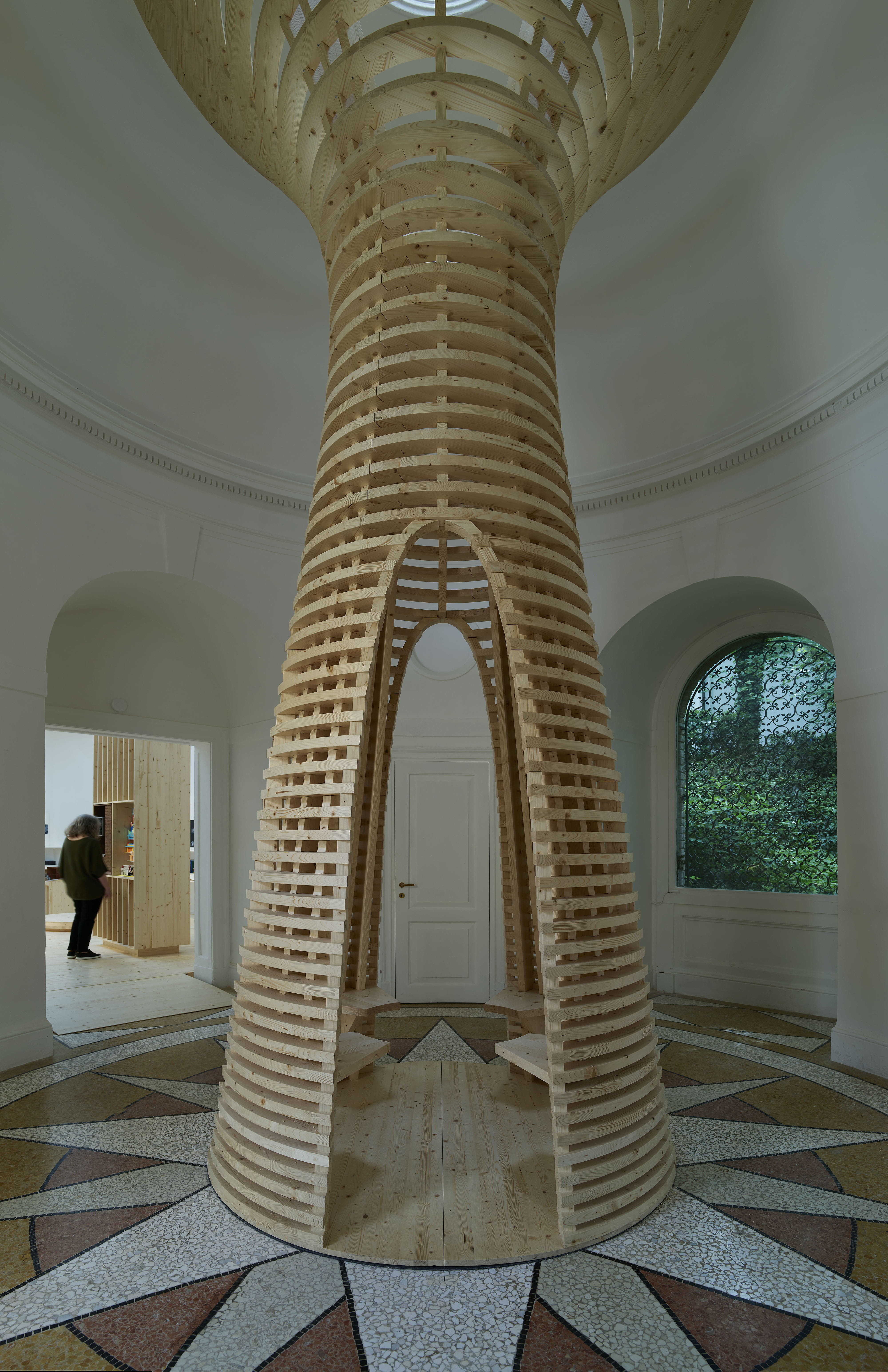 Welcome inside the PORCH: First photos of the completed U.S. Pavilion ...