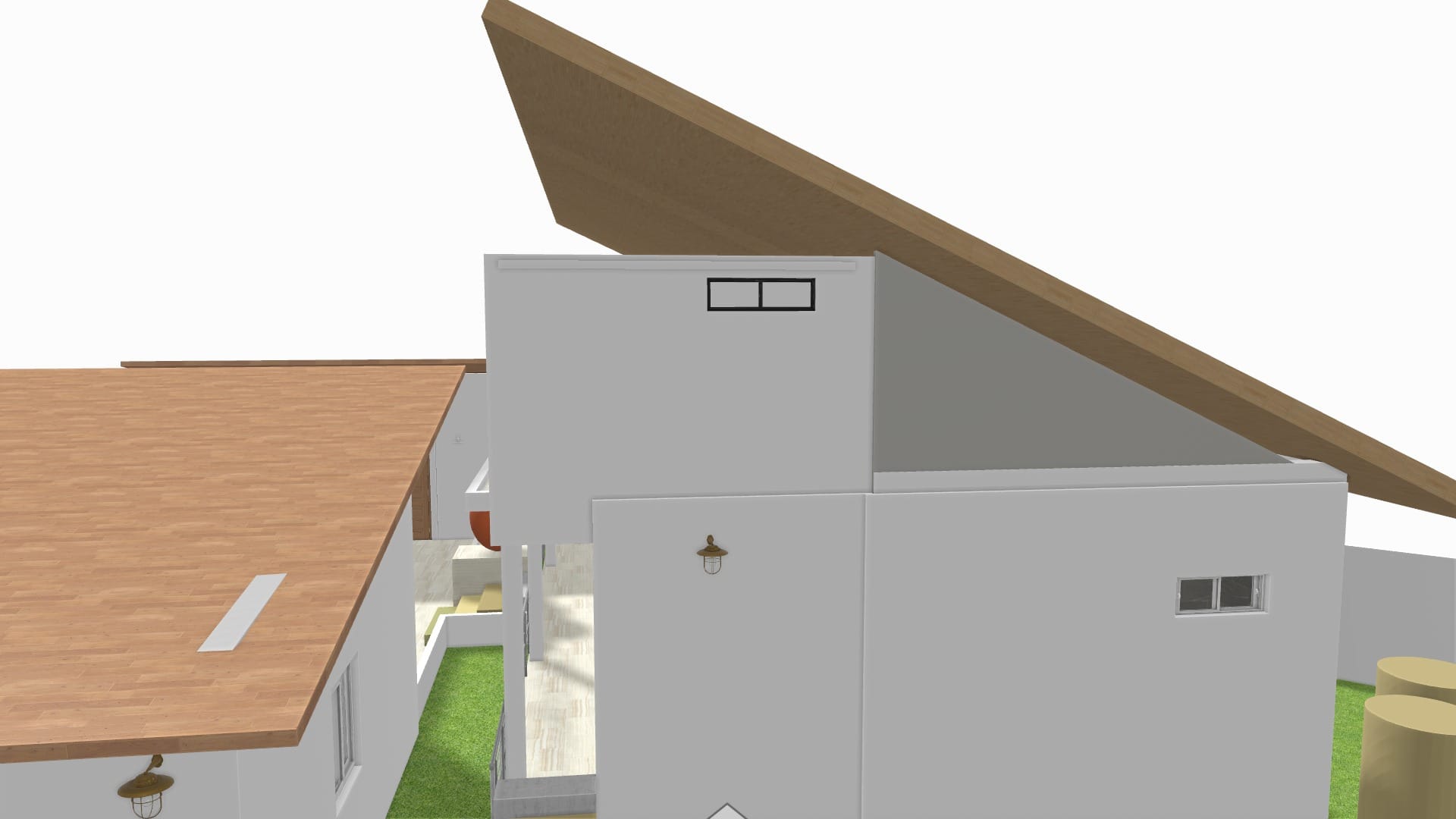 Unsupported Sloped Roof Overhang | Gallery | Archinect