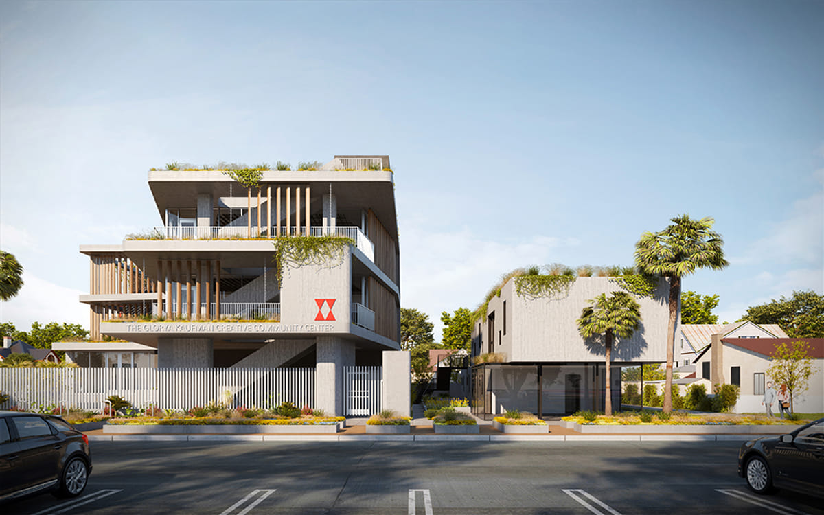 Glorya Kaufman Creative Community Center & Supportive Artist Housing at ...