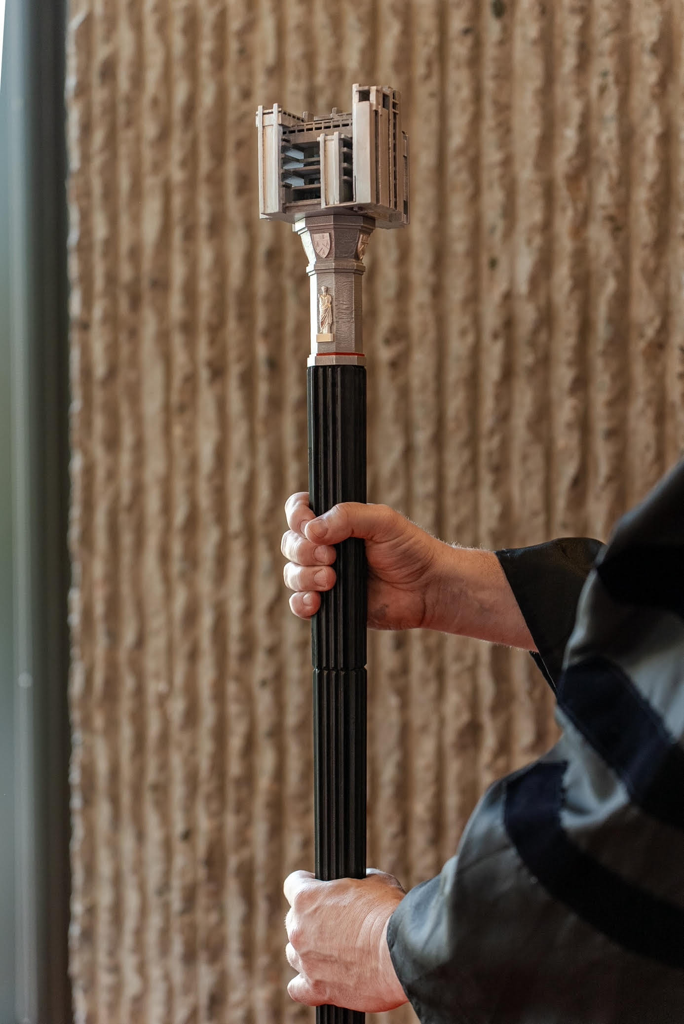 Yale School of Architecture unveils Brutalist-inspired ceremonial mace ...