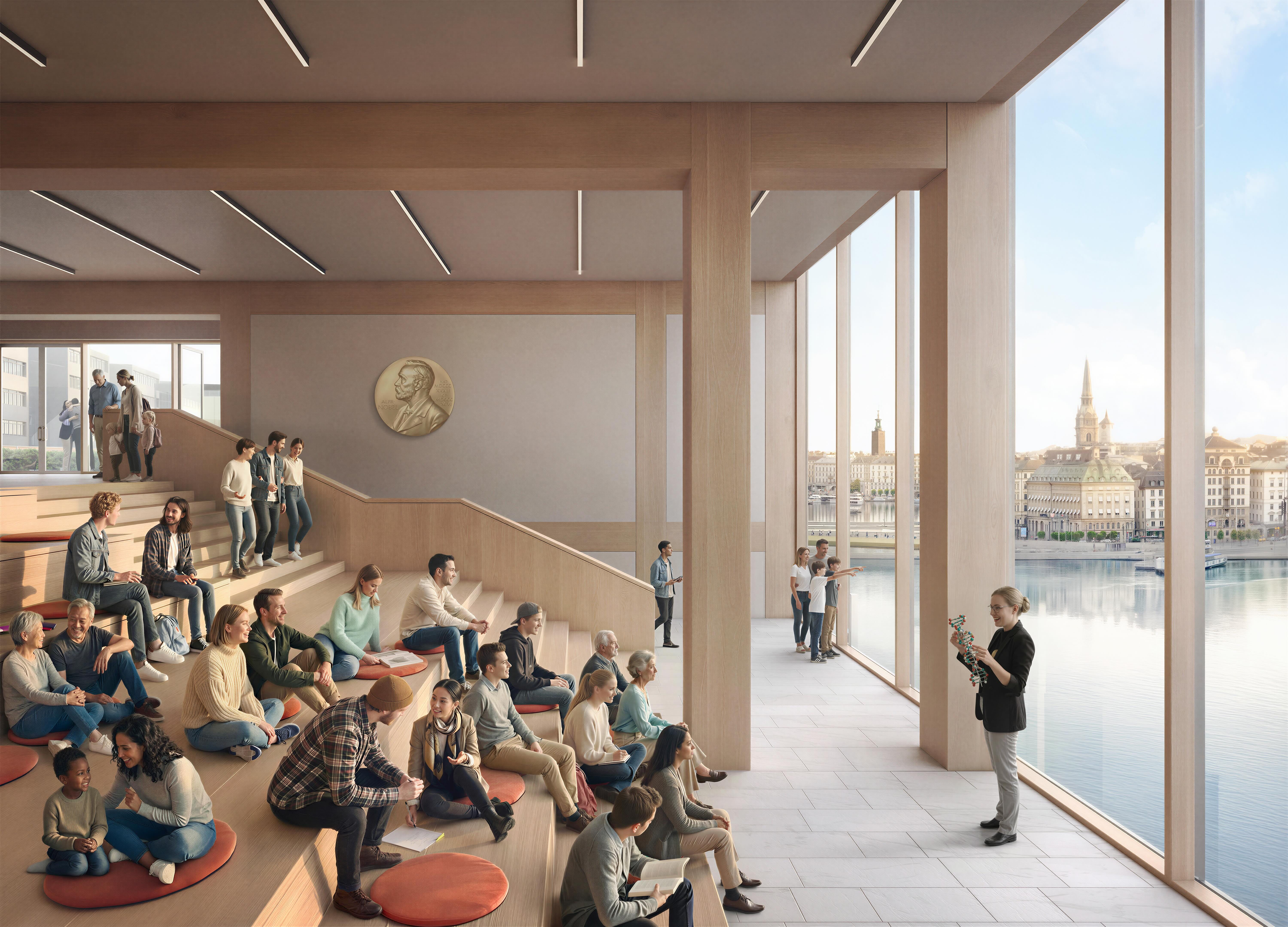Chipperfield presents new Nobel Center design with reclaimed bricks in ...