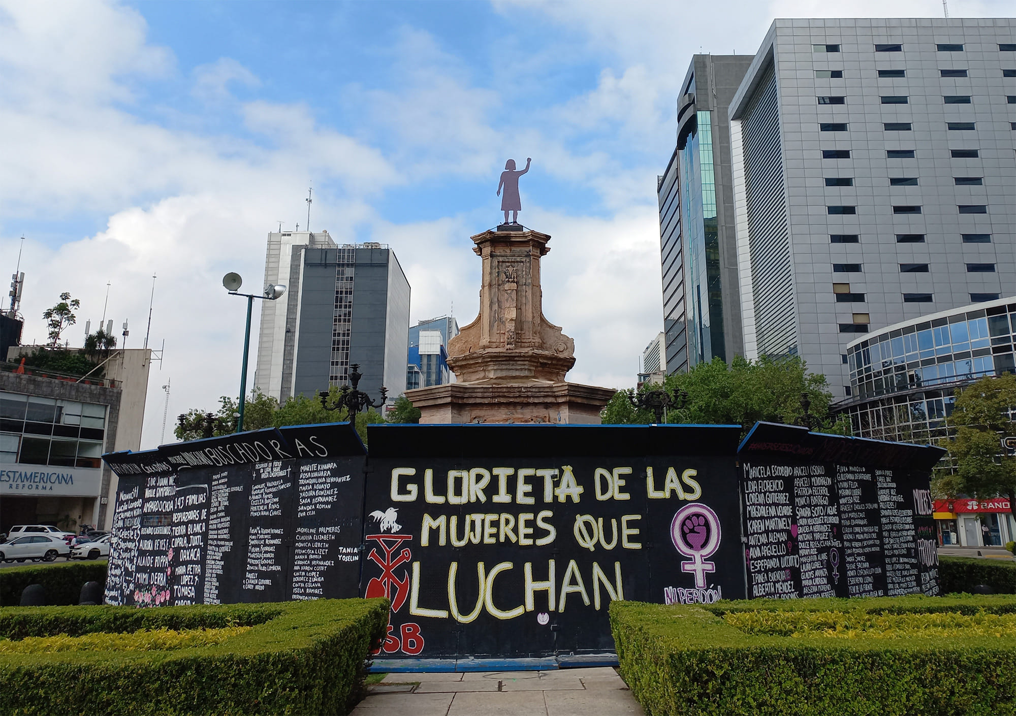Activists claim censorship as Mexico City plans to replace feminist ...