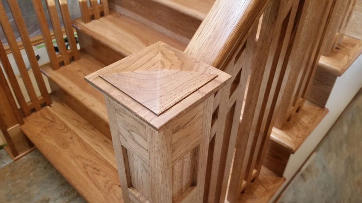 Craftsman Style Handrail and Staircase | Benham Design Concepts | Archinect
