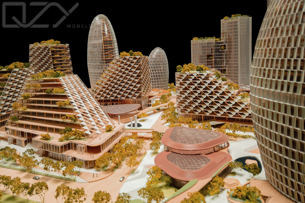 Tencent's Dachan Bay Architectural Design Competition Model: A Fusion ...