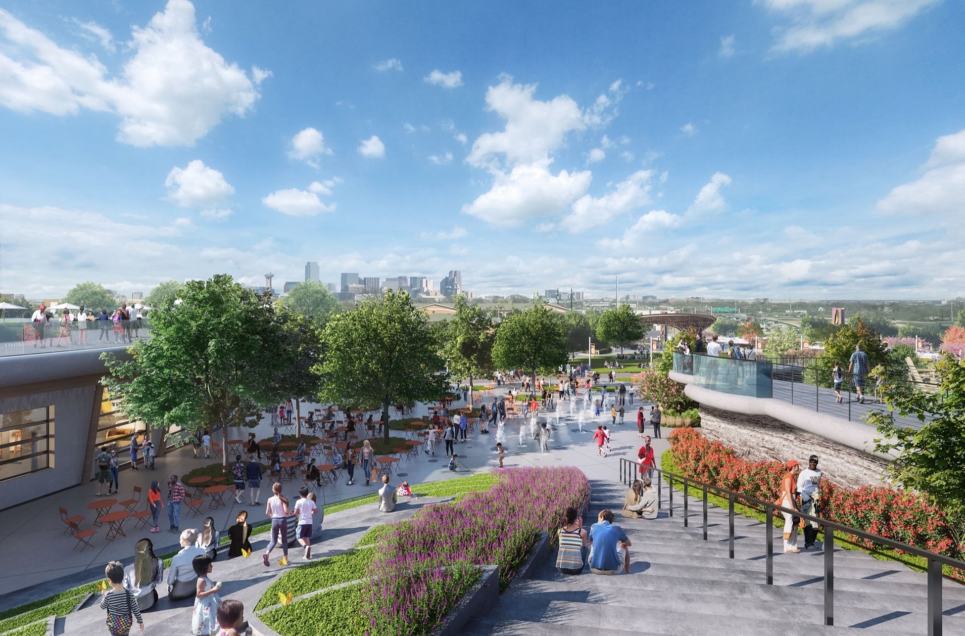 Swa And Hks Construct Park Over Dallas Highway To Reconnect