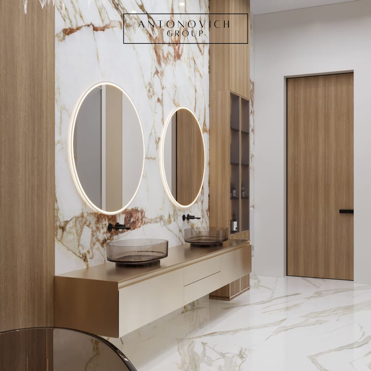 Opulent Oasis: Luxury Bathroom Design by Antonovich Group | Luxury ...