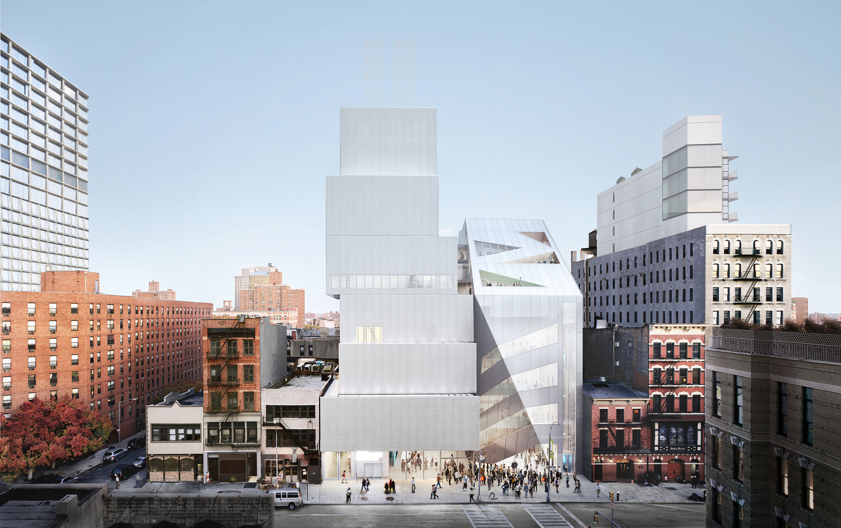 OMA's New Museum expansion to open this fall | News | Archinect OMA's New Museum expansion to open this fall | News | Archinect
