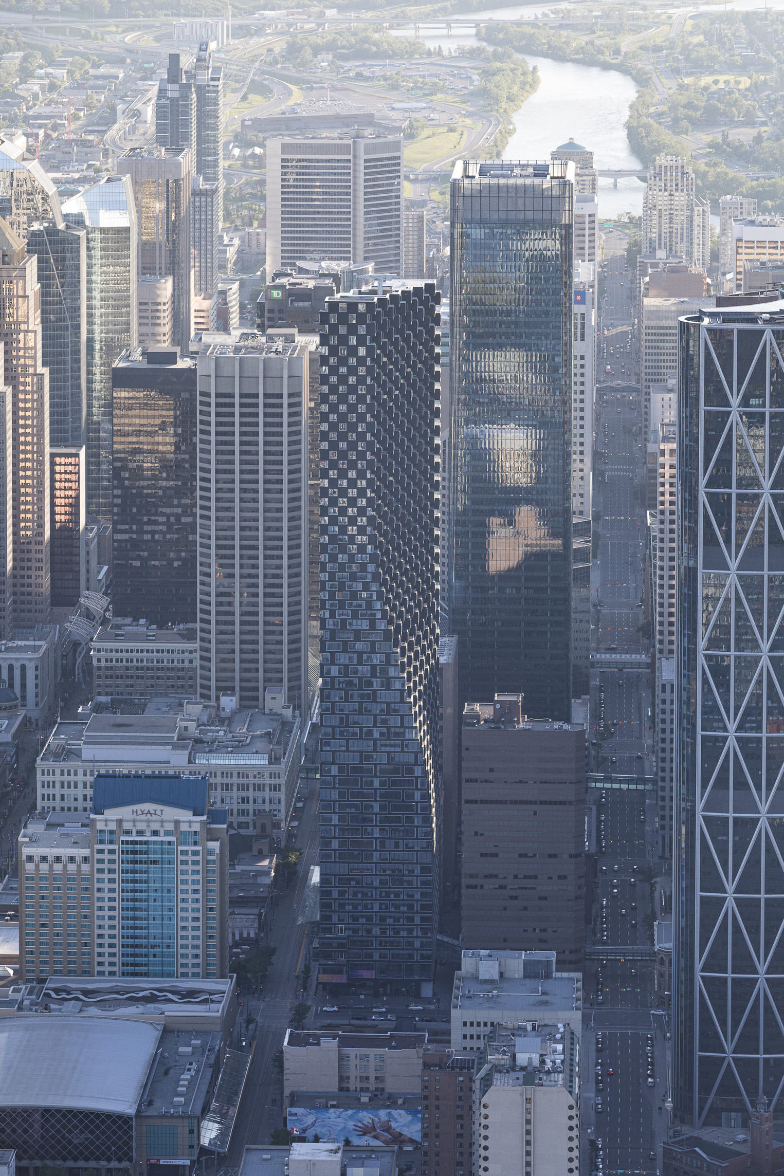 BIG's pixelated Telus Sky Tower in Calgary stands 'like a lady in a ...