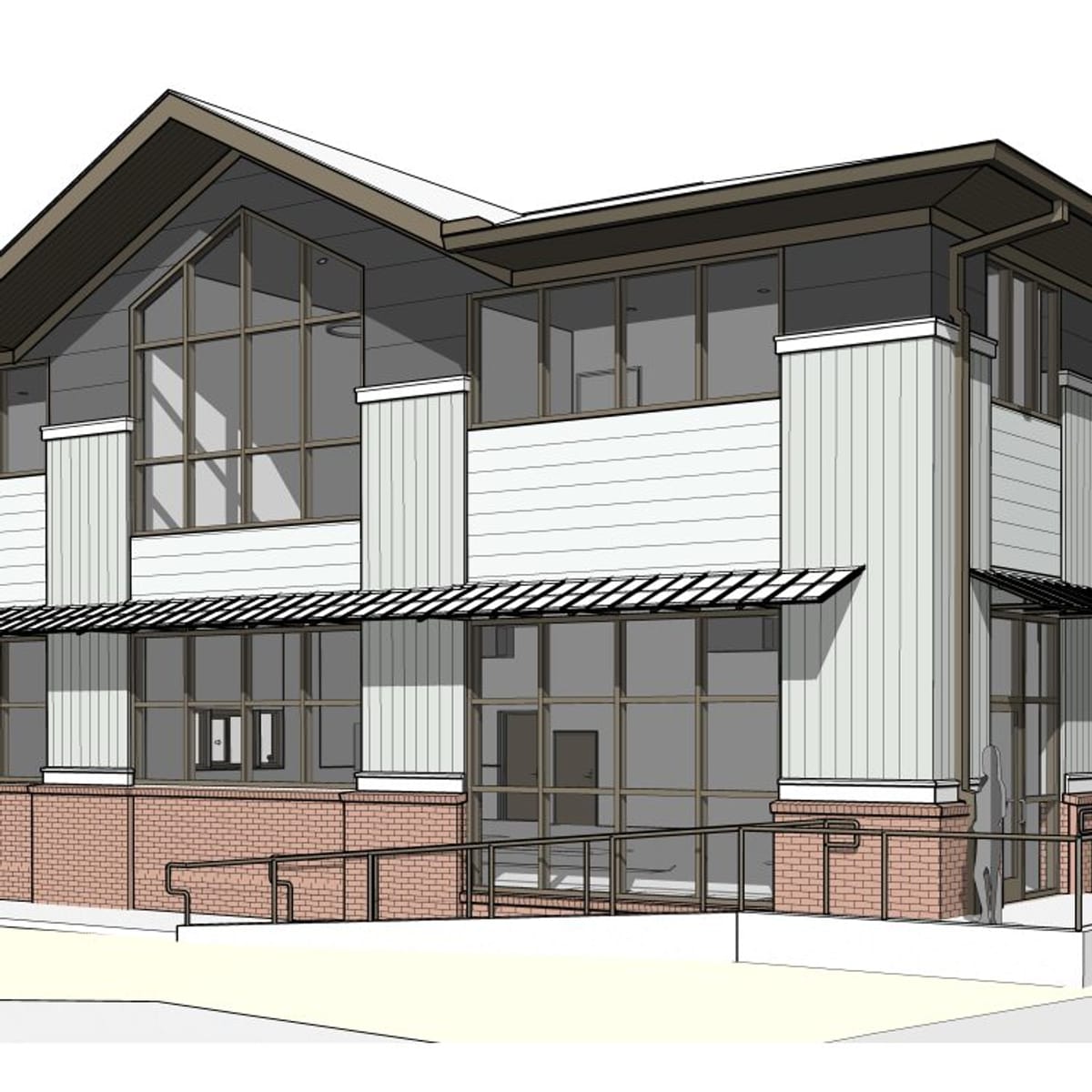 Long Grove Mixed Use Building | Integrated Building Design | Archinect