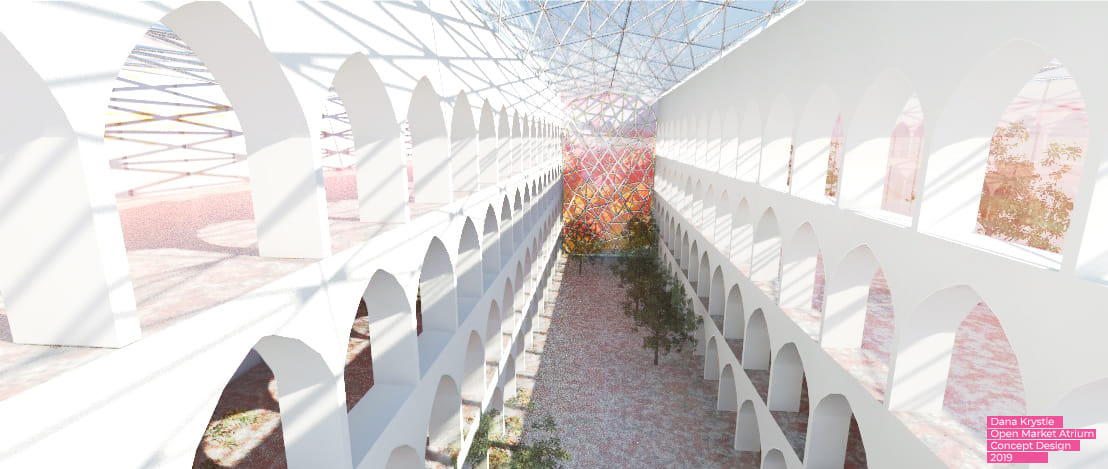 OPEN MARKET ATRIUM | CONCEPT DESIGN | Dana Krystle | Archinect