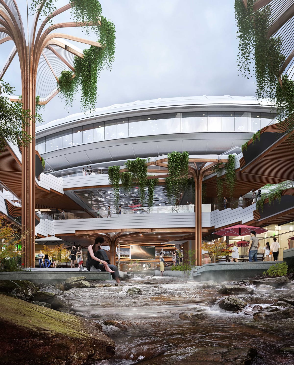 The Cosmic Creek: Redefining Urban Spaces with Nature-Integrated Design ...