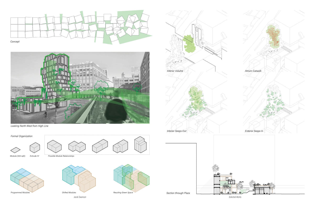 Pixelatrium | Jacob Swanson | Archinect