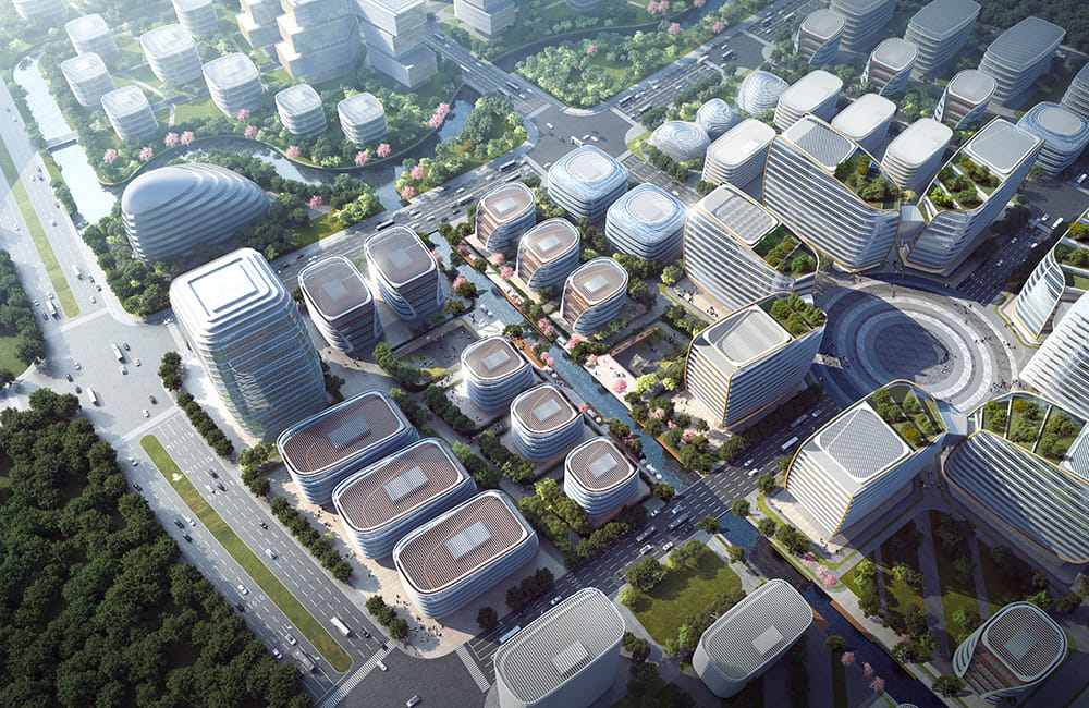 Aedas wins Design Competition for Pioneer Development Areas of Shanghai Yangtze River Delta G60 ...