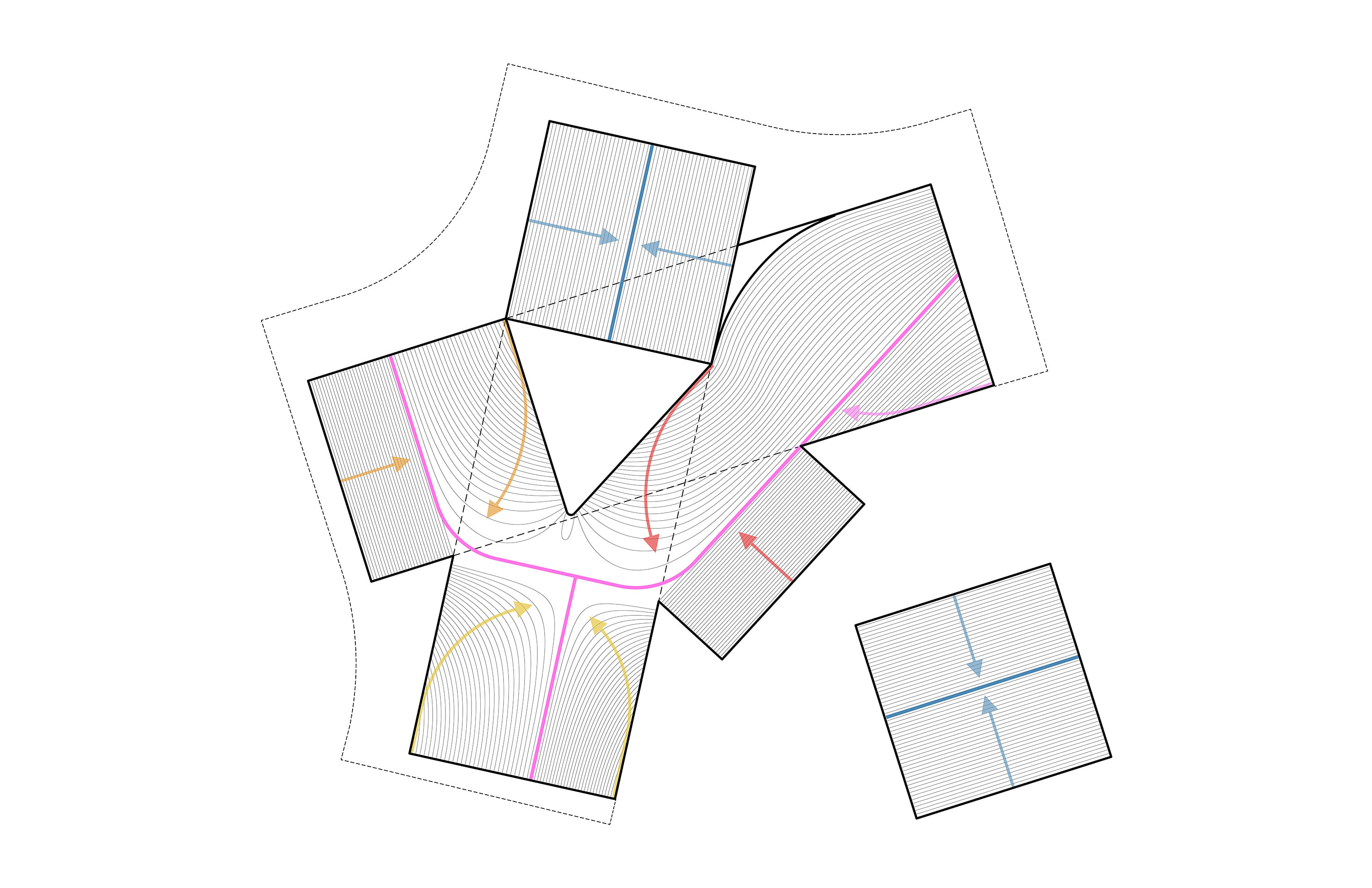 Six modules and an undulating roof come together for new residence by ...