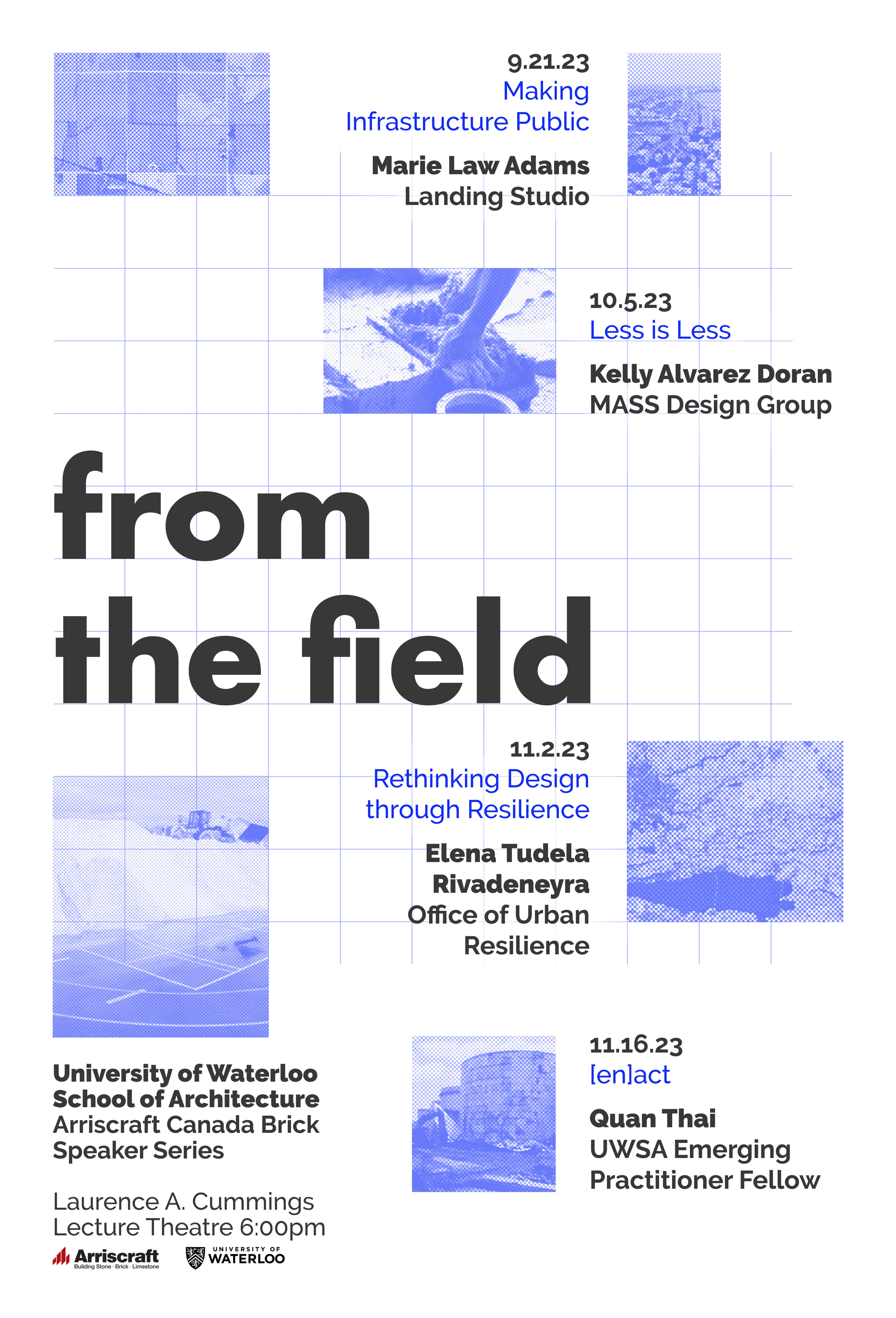 The most popular Fall '23 architecture school lecture poster is ...
