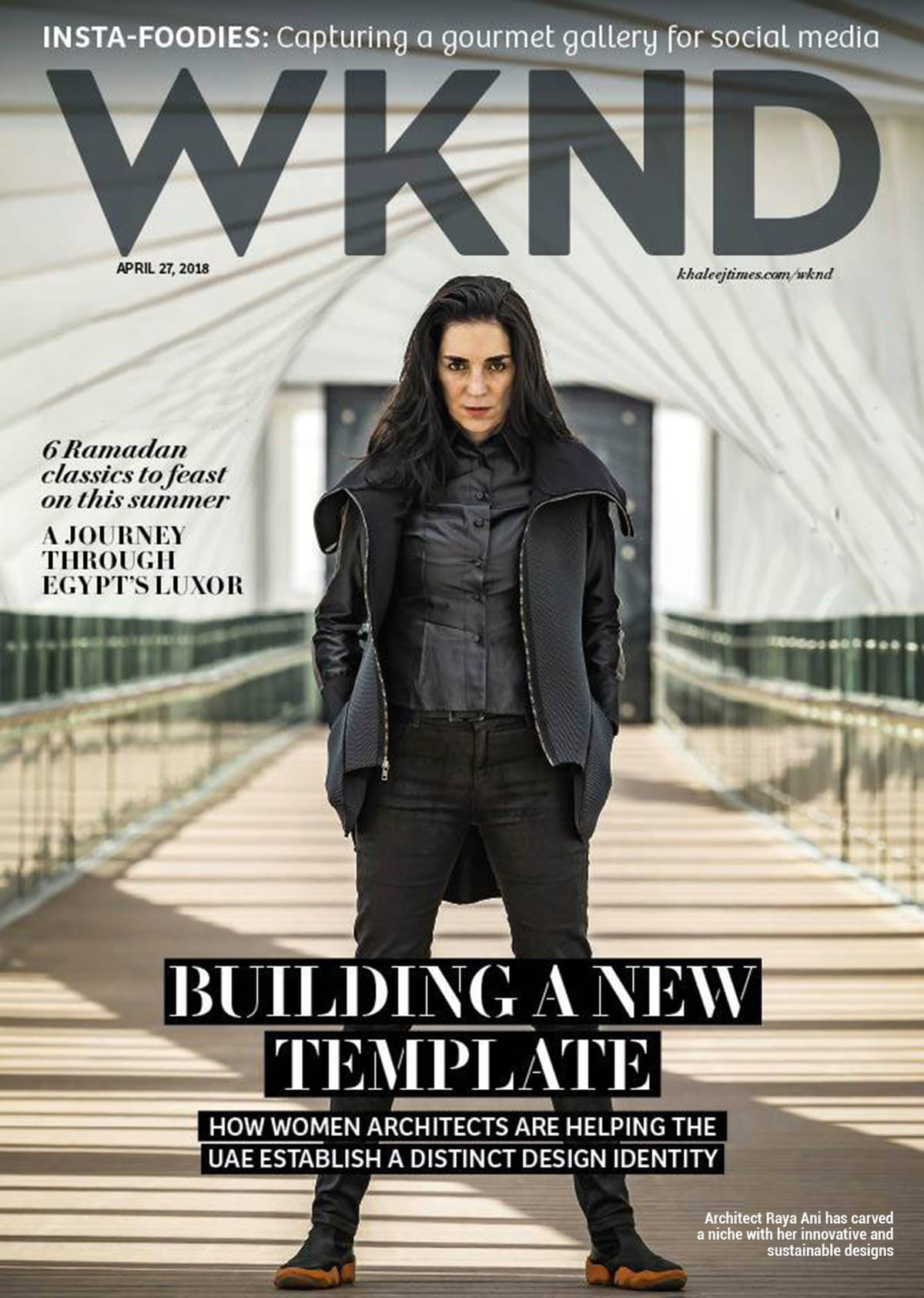 RAYA ANI on the cover of WKND magazine - Khaleej Times | RAYA ANI ...