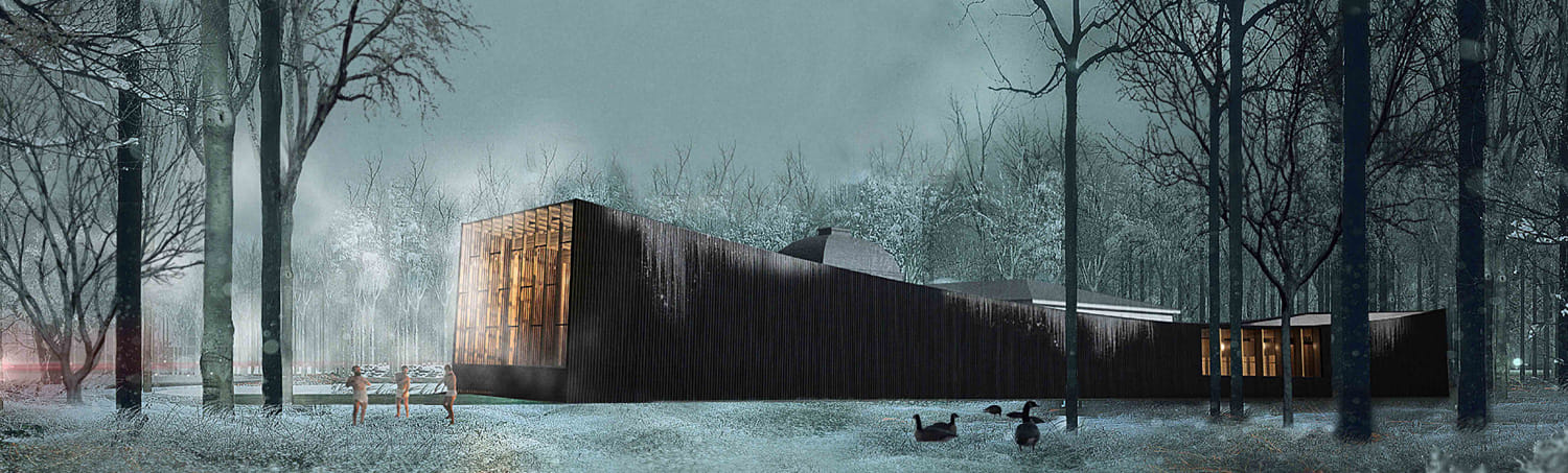 A closer look at the 1st-place entry of Rebirth of the Bath House in ...