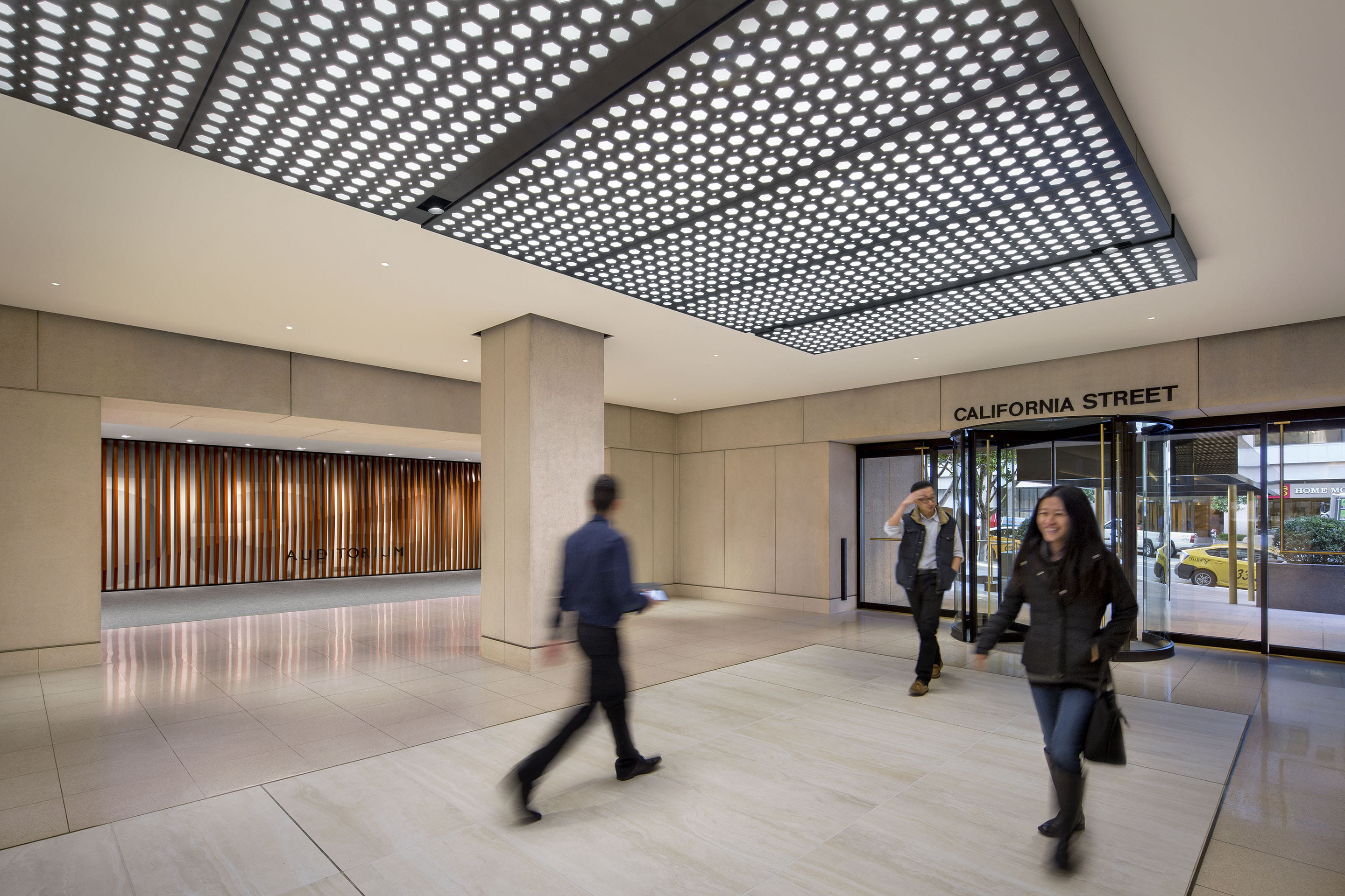 555 California Lobby | Huntsman Architectural Group | Archinect