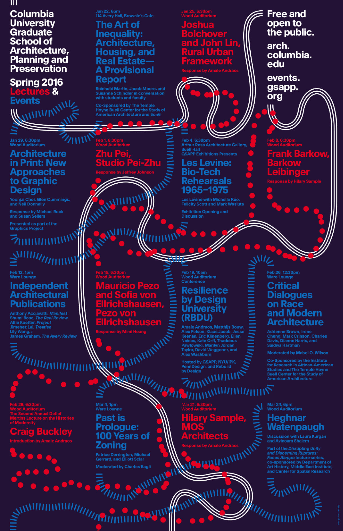 Get Lectured: Columbia GSAPP, Spring '16 | News | Archinect