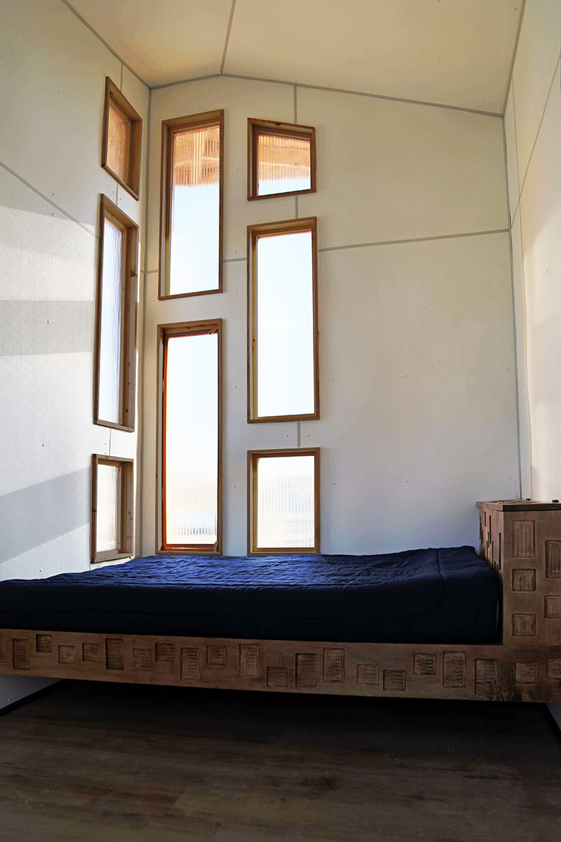 Drury architecture students build homeless shelter that plays on light ...