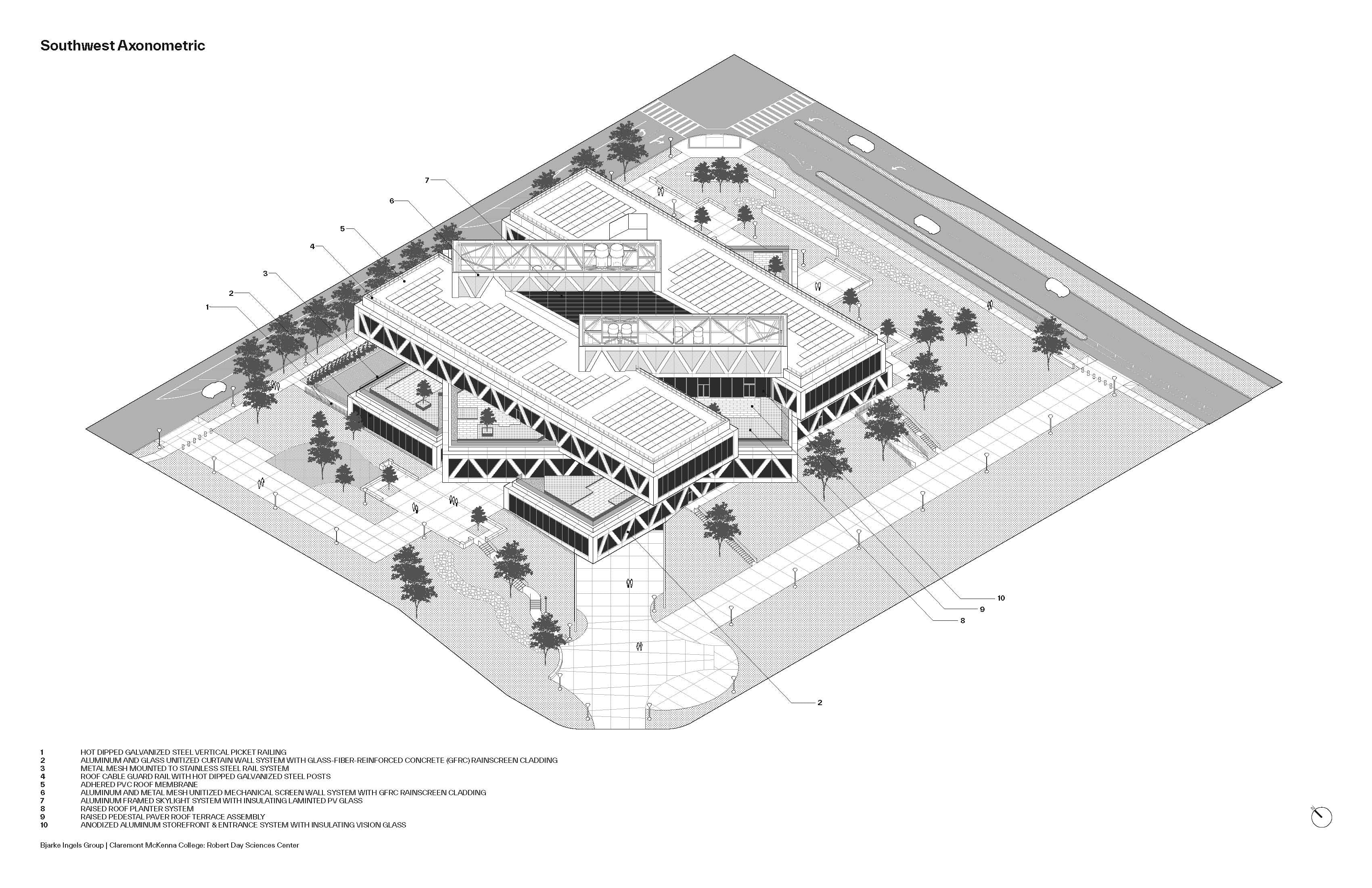 BIG’s rotated-block science center opens at Claremont McKenna College ...