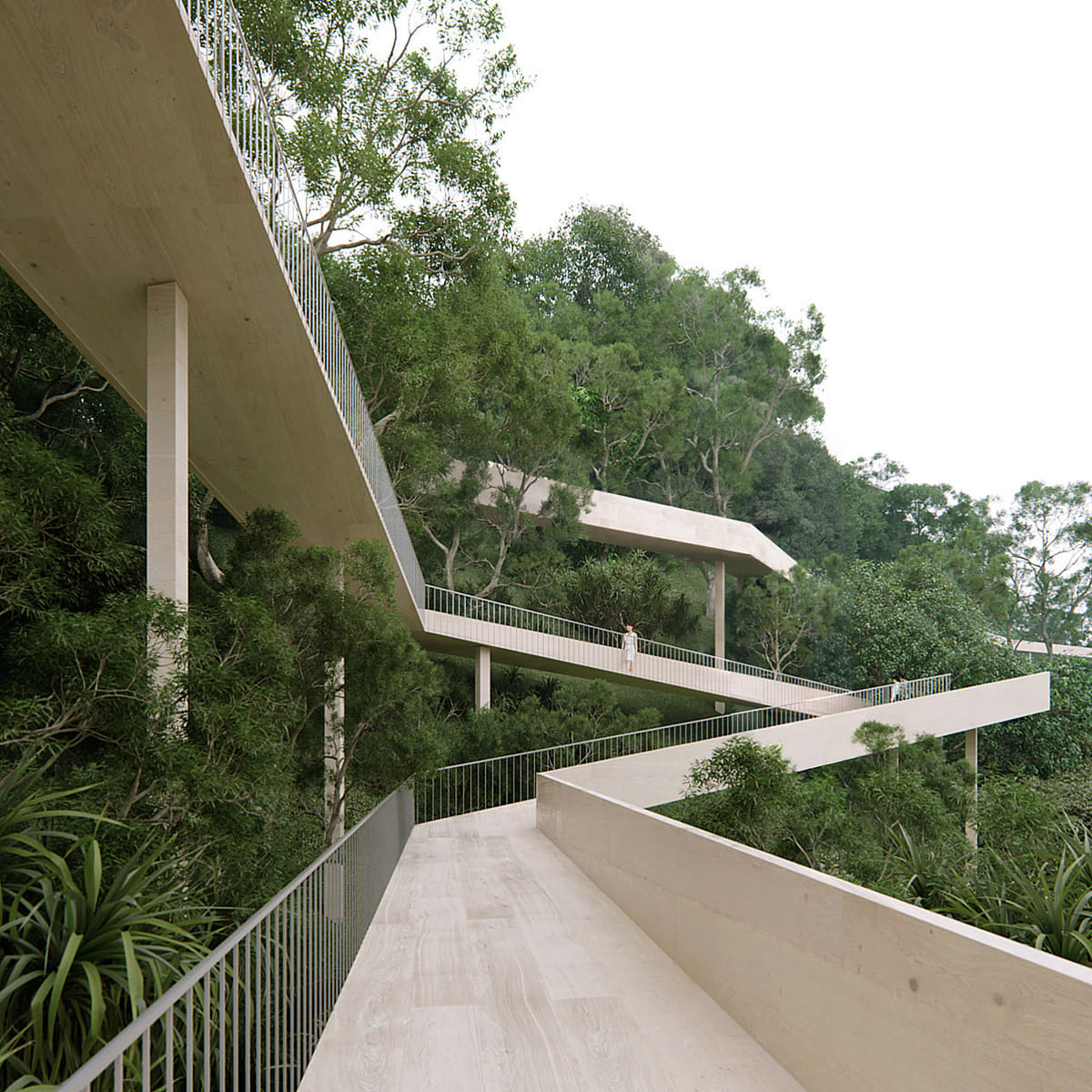 Tanglangshan View Deck | Studio Link-Arc, LLC | Archinect