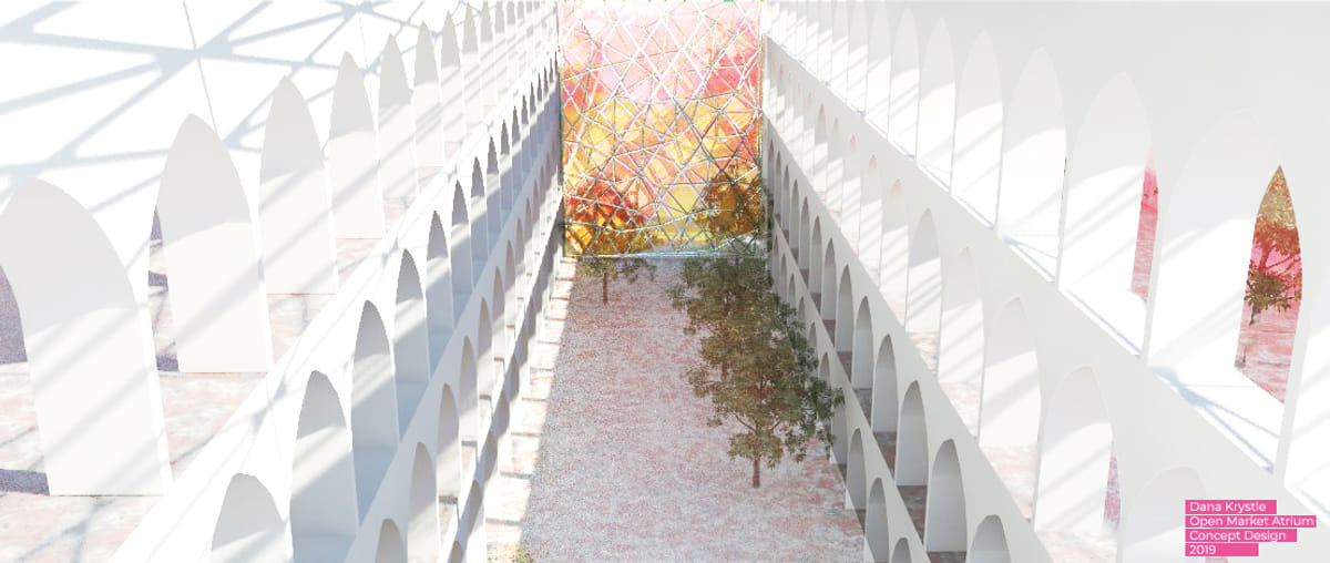 OPEN MARKET ATRIUM | CONCEPT DESIGN | Dana Krystle | Archinect