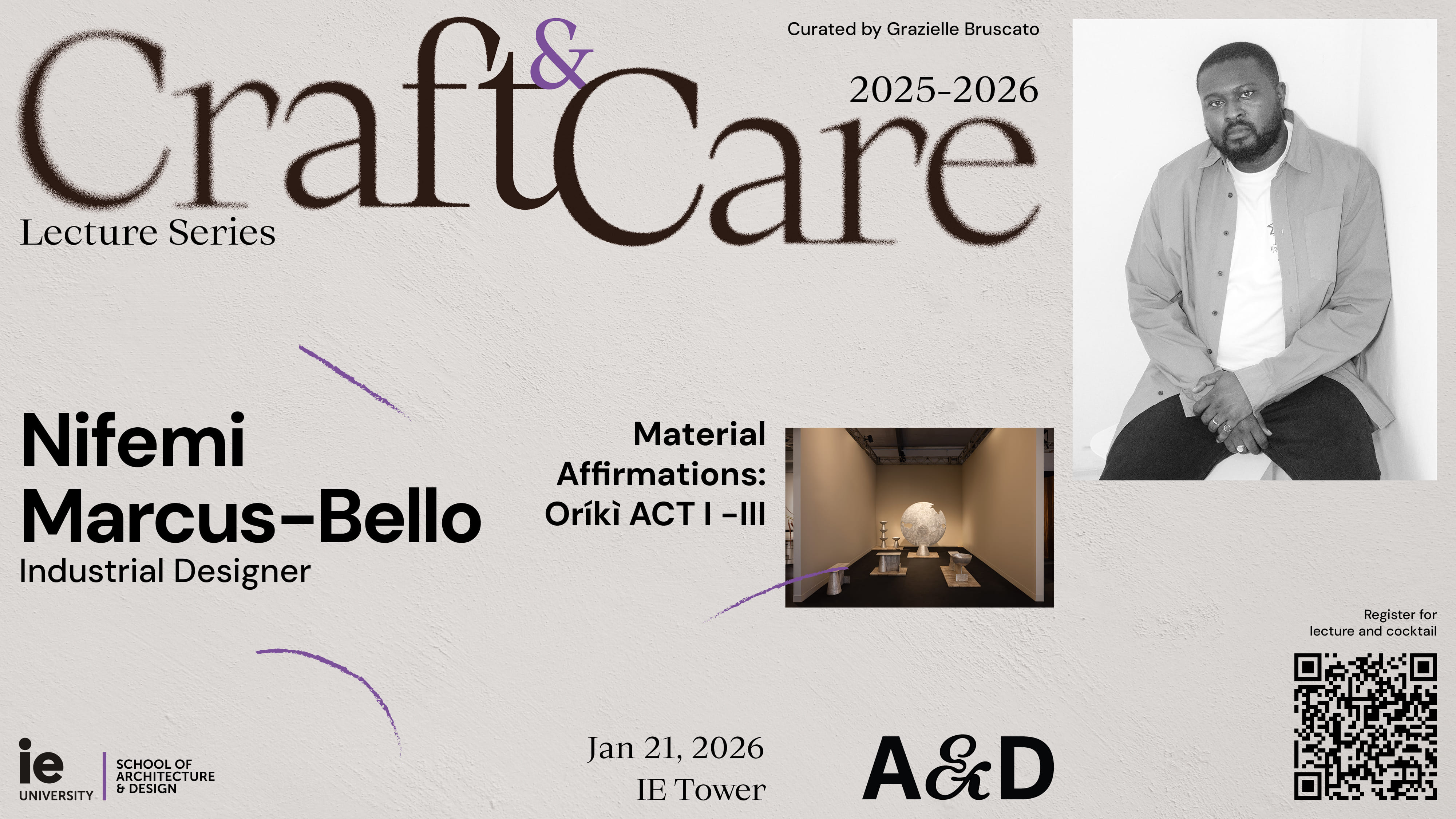 CRAFT&CARE. Nifemi Marcus-Bello at IE University in Madrid | IE School ...