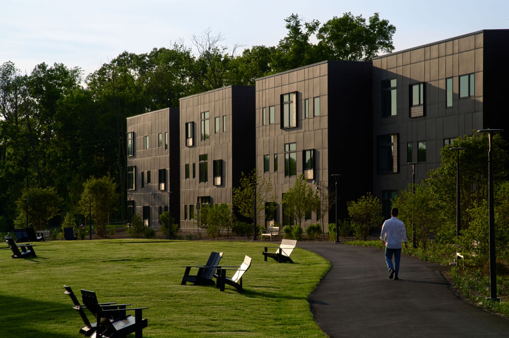 Mithun debuts passive house student apartment design at Princeton ...