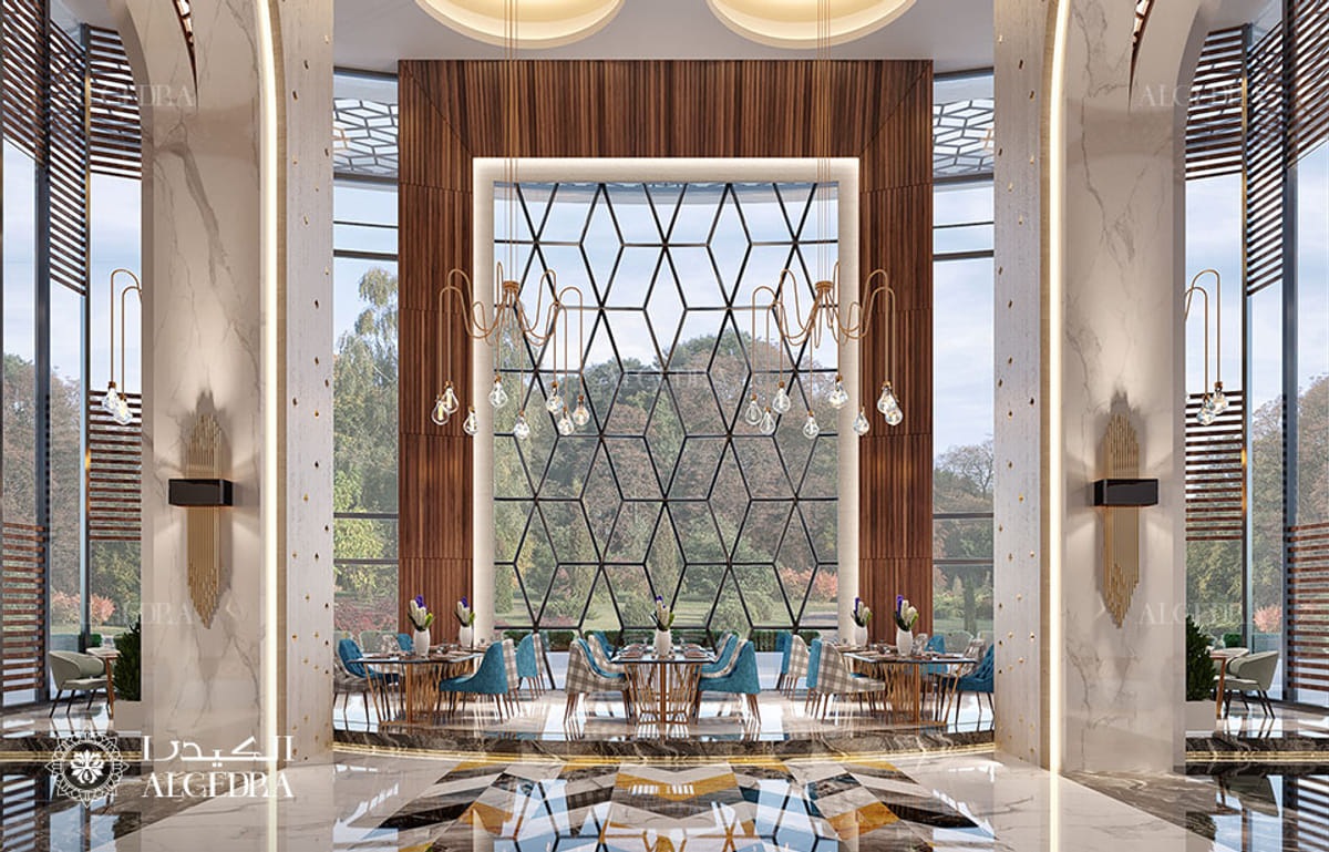 Luxury hotel lobby interior design | Algedra Design | Archinect