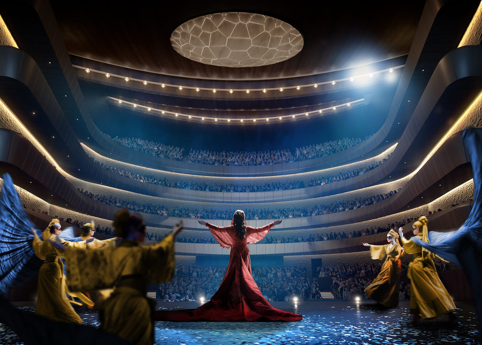 Snøhetta designs Saudi opera house inspired by traditional Najdi ...