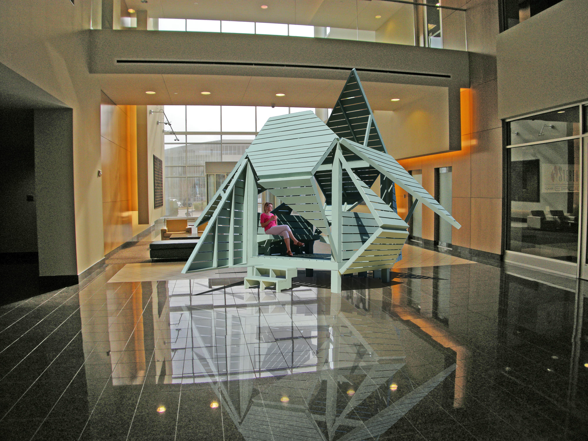 The Unfolded Cube Pavilion | michael jantzen | Archinect