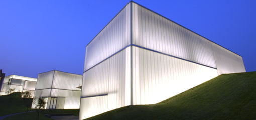 What is the type of glass the Steven Holl used on the Nelson-Atkins ...
