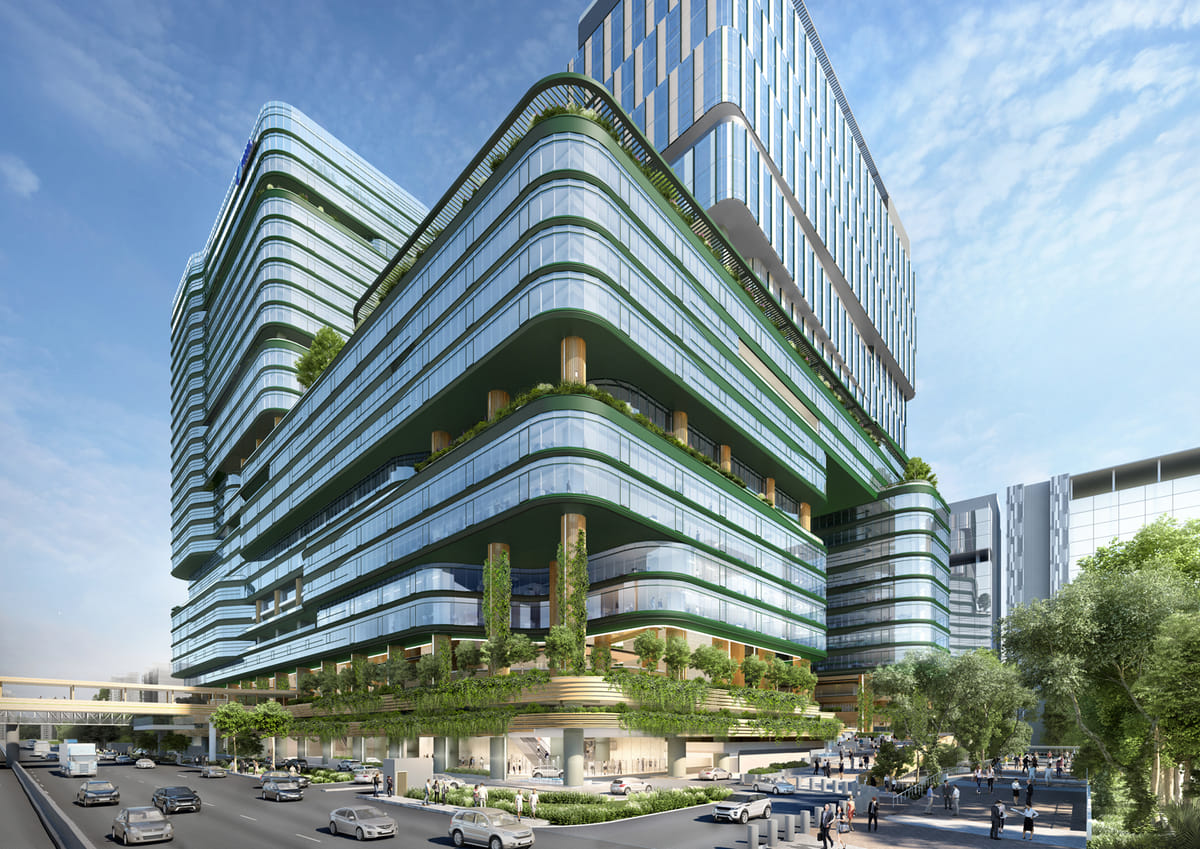 NESCO Centre Building II - An Urban Campus | Aedas | Archinect