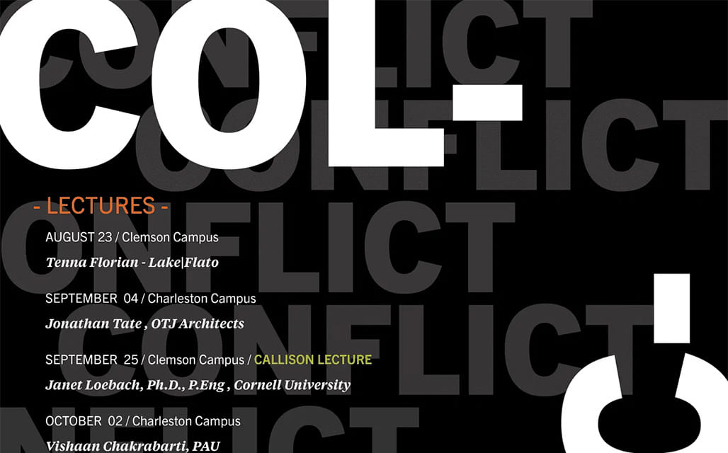Get Lectured: Clemson University, Fall '24 | News | Archinect