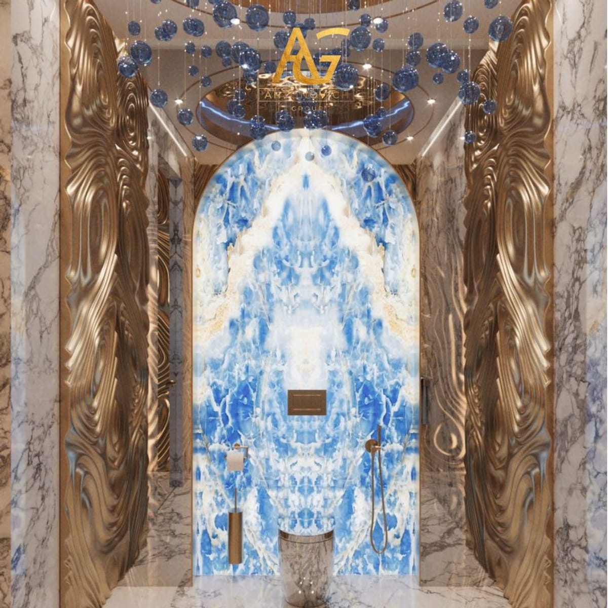 Luxurious Jacuzzi with Sauna Interior Design and Sanitary Solution ...