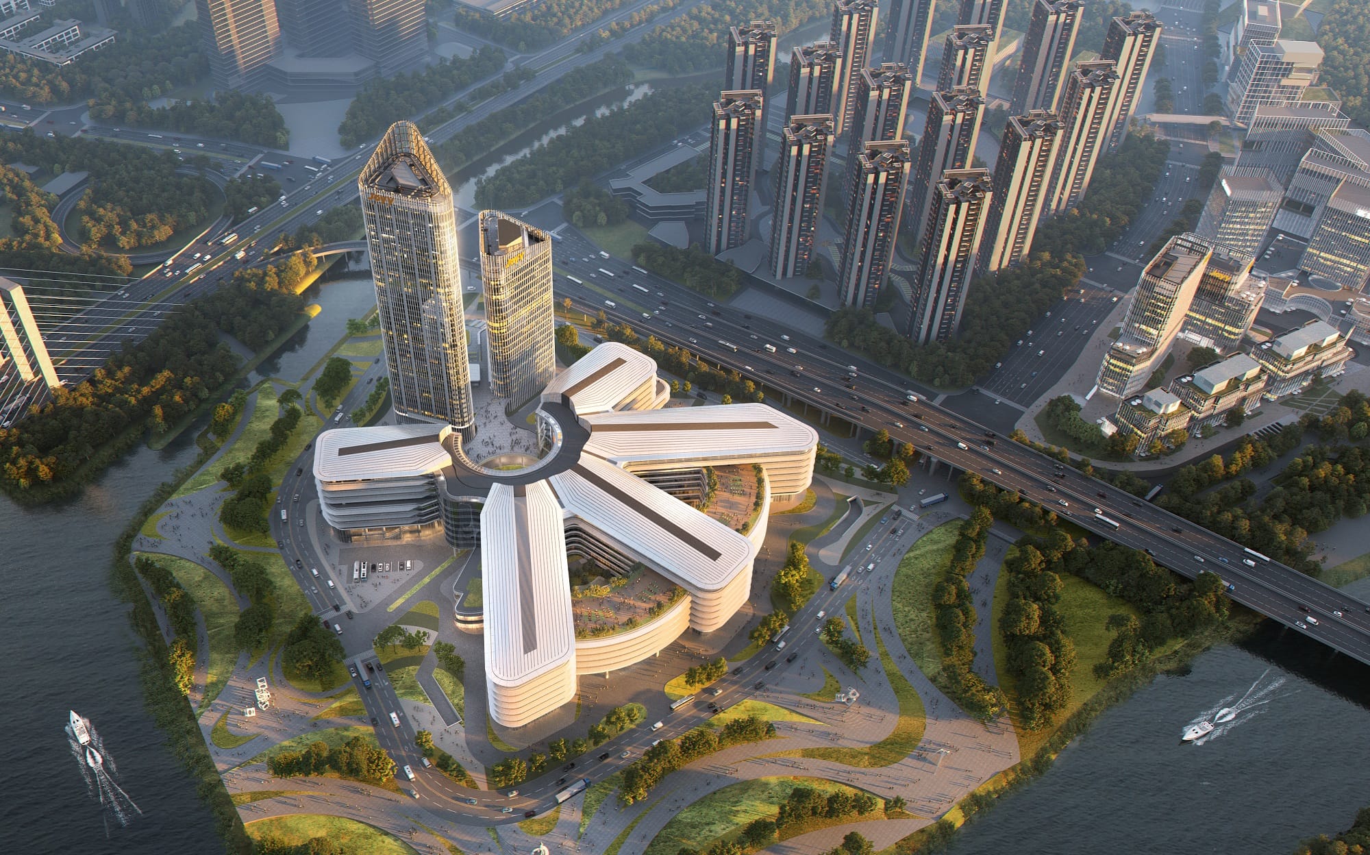 Aedas-Designed JOYY Industrial Internet Headquarters Project | Aedas ...