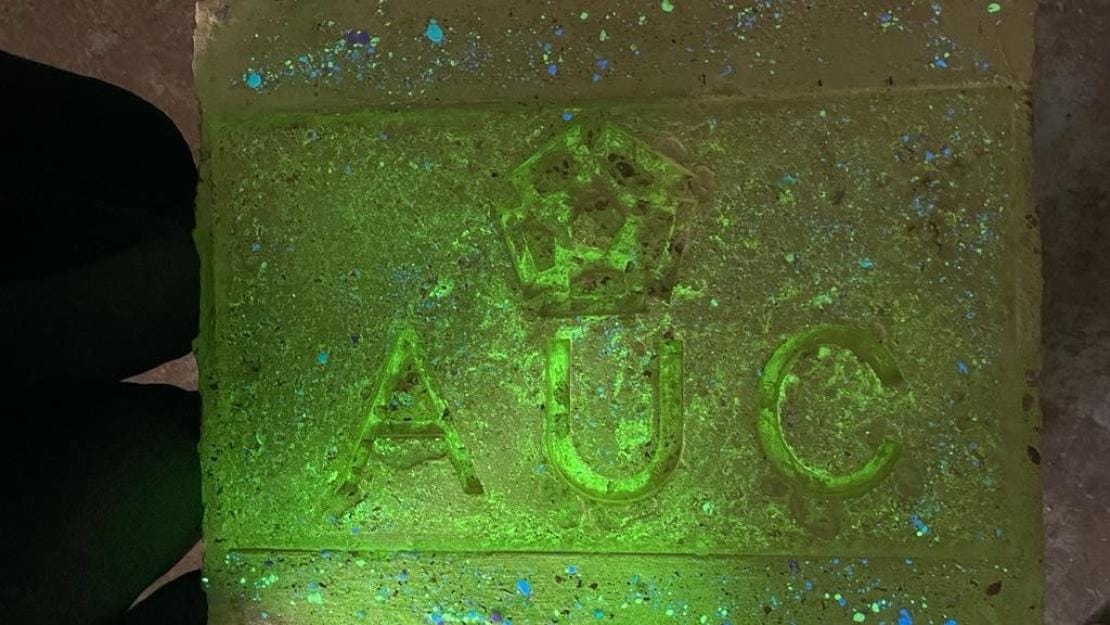 American University in Cairo students develop self-luminous concrete ...