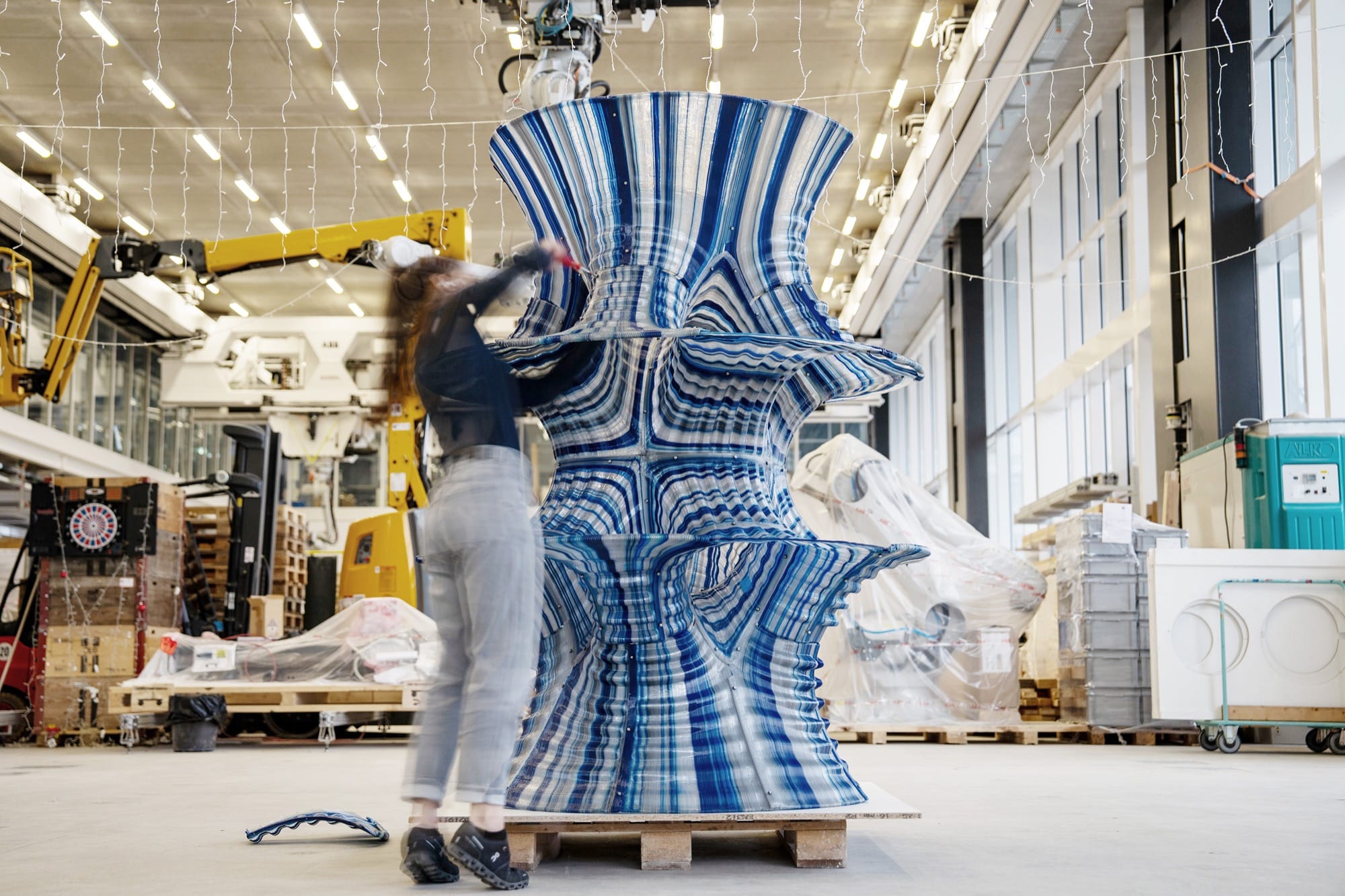 ETH Zurich’s 3D printed sculpture oscillates between ‘opaque boundary ...