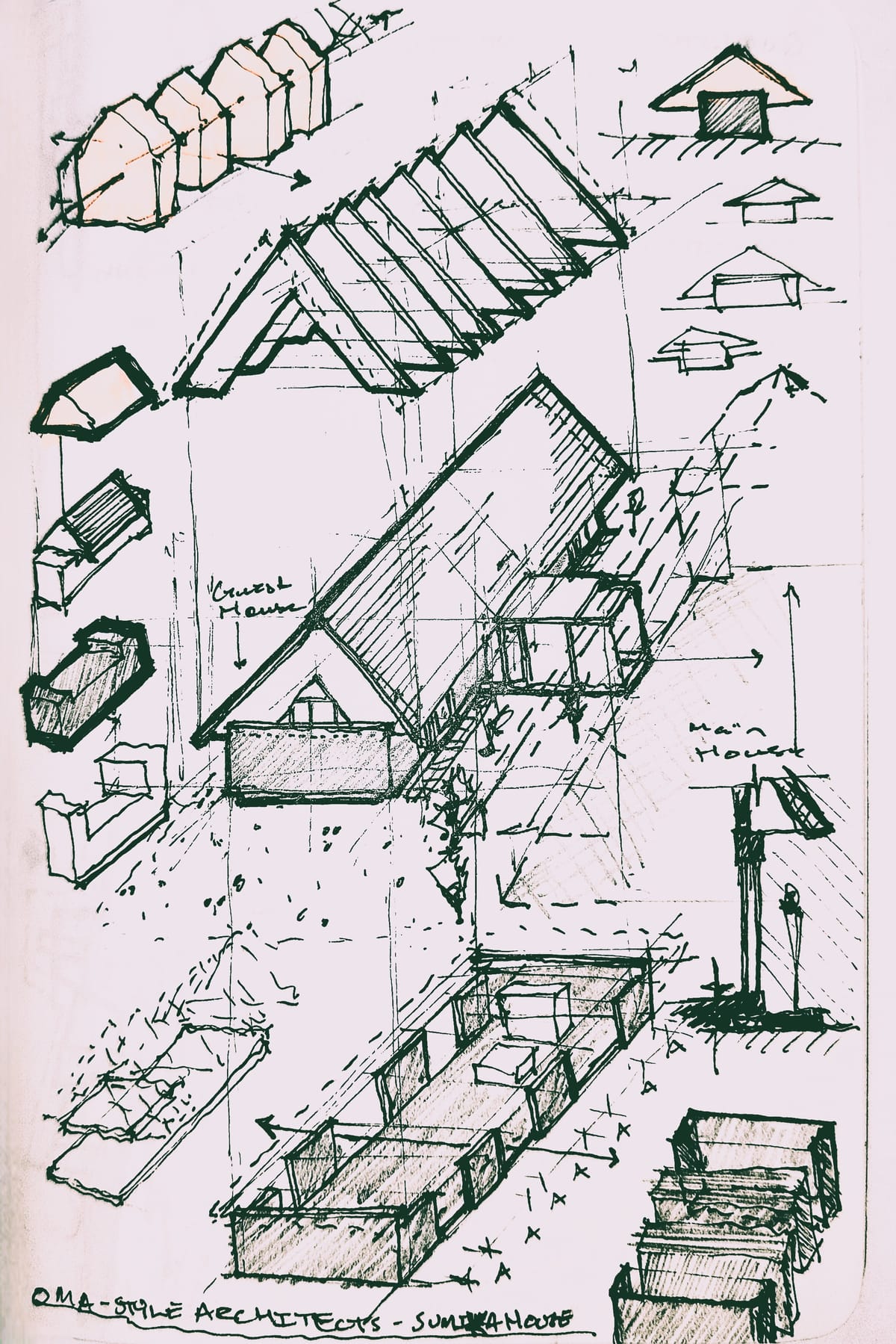 ROOF TYPES STUDY | Azeem Khan | Archinect
