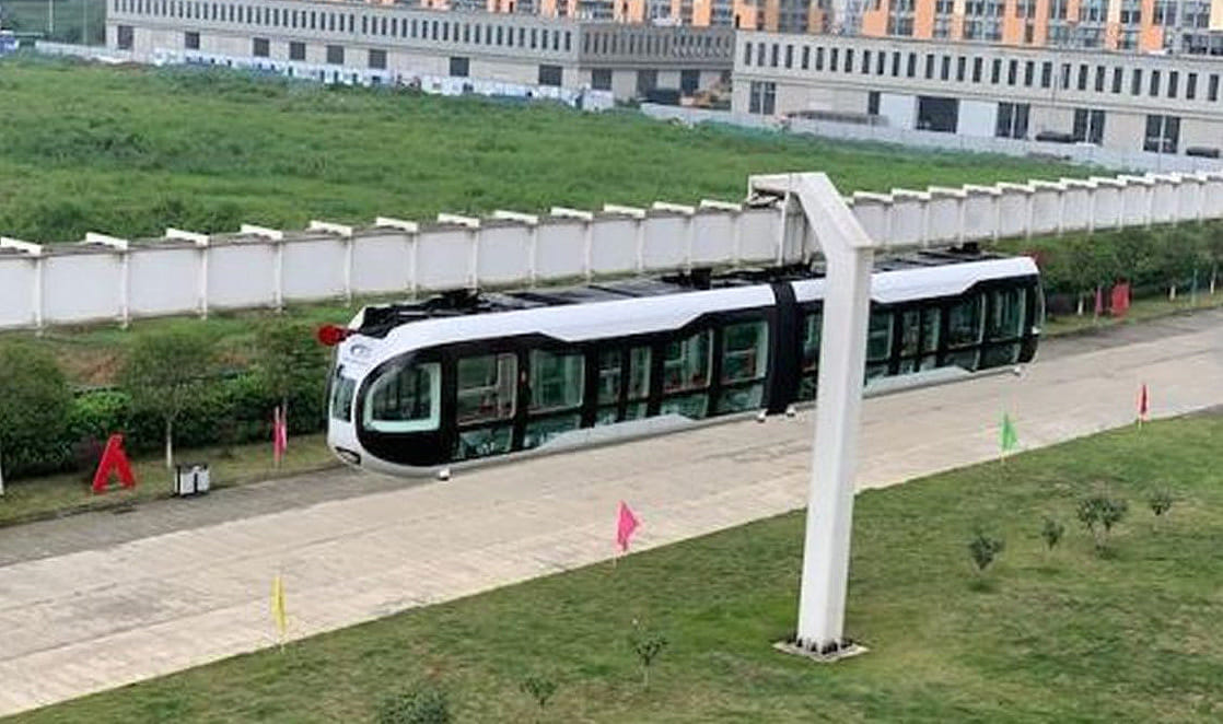 The world's first renewable energy-powered, glass-bottomed sky train ...