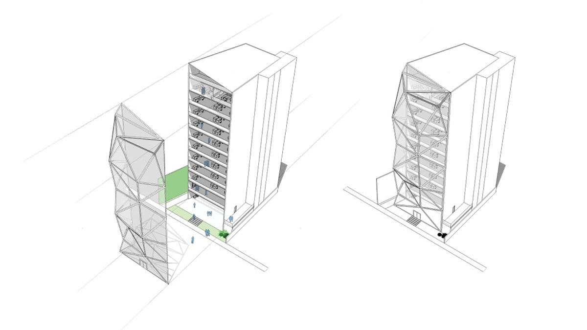 "Shatter the Box" A Proposed 12-Storey Office Building | IMPACT ...