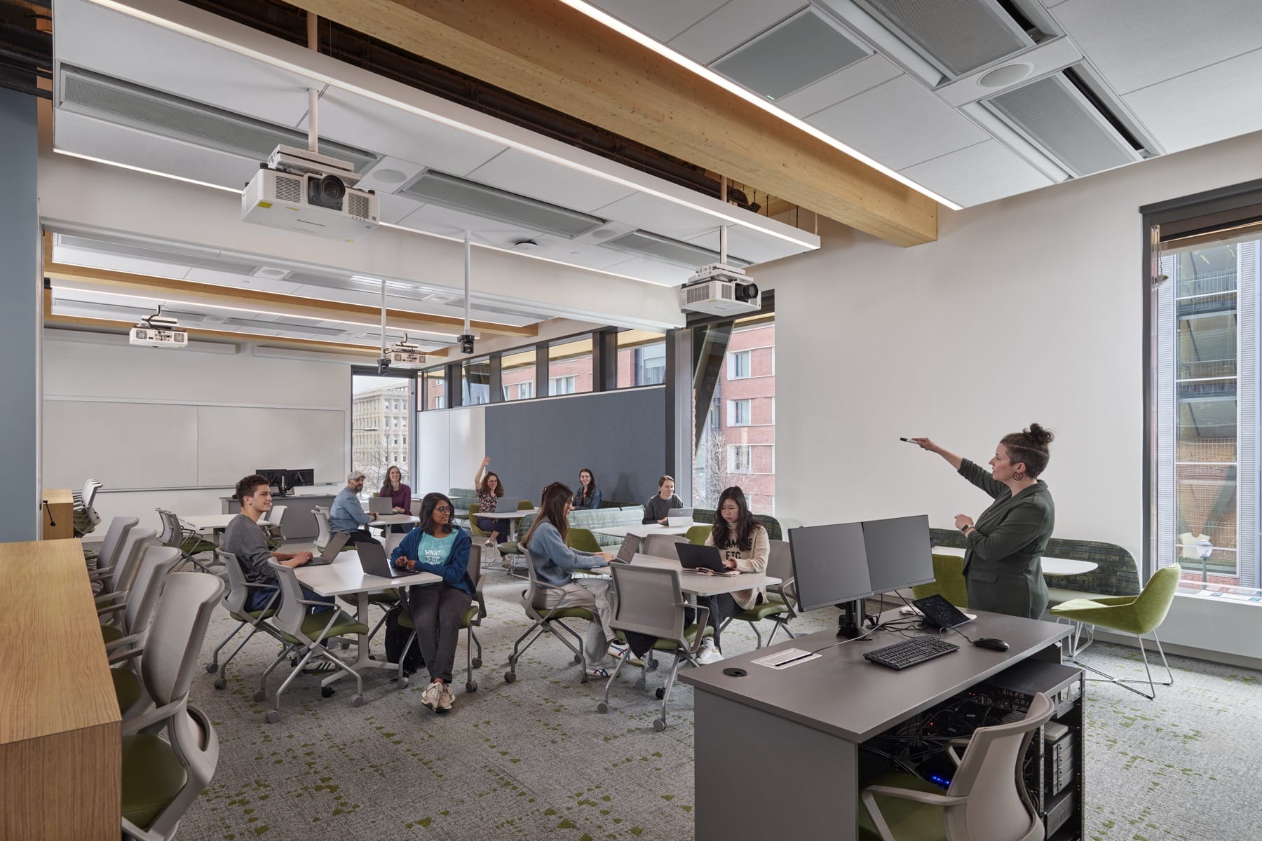 Tallest mass timber academic building on the East Coast completed for ...