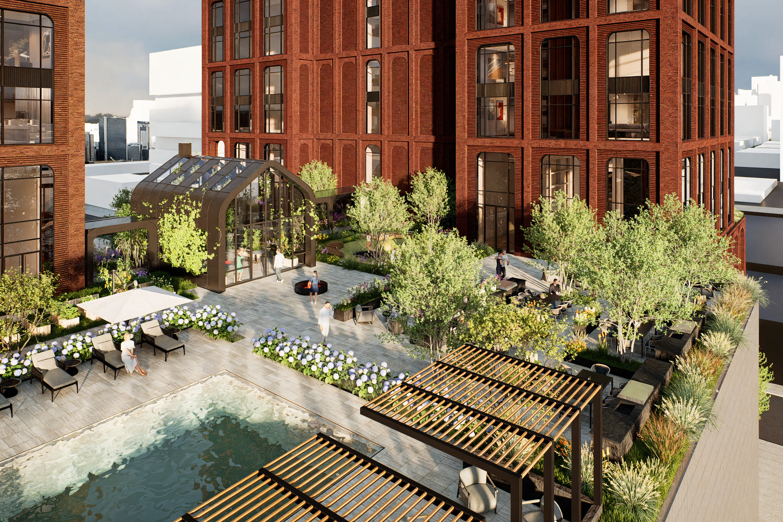 Brick arched facades define KPF’s proposed Chicago residential tower ...