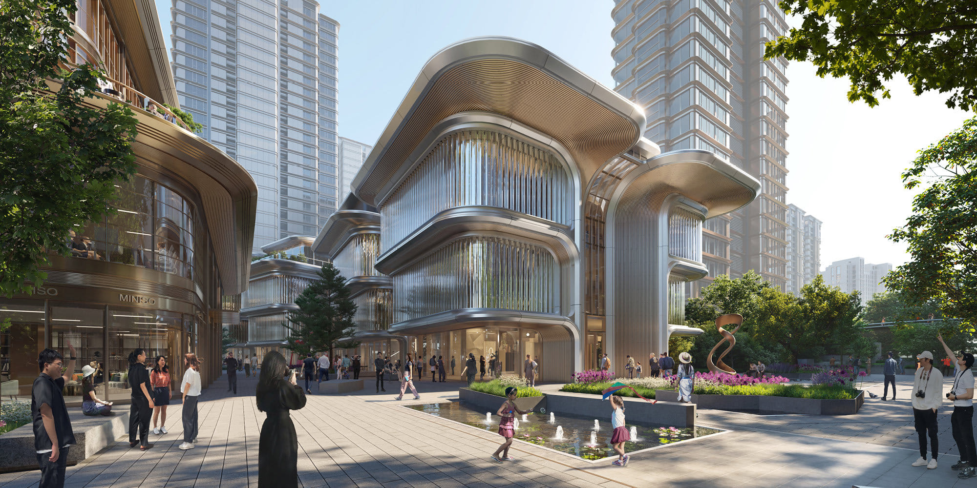 Foster + Partners debuts Changfeng mixed-use development in Shanghai ...