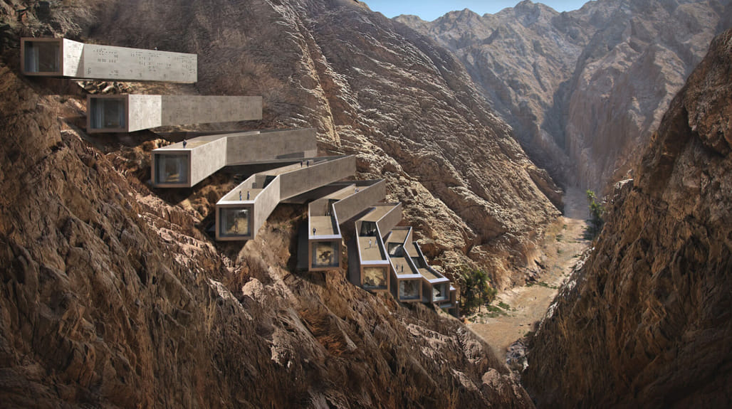 NEOM reveals new Leyja resort concepts designed by Mario Cucinella, Chris van Duijn, and Shaun ...