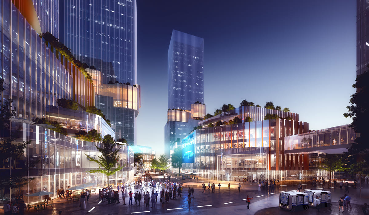 Jinan Lixia TOD Mixed Use Competition | Bryan Chow | Archinect