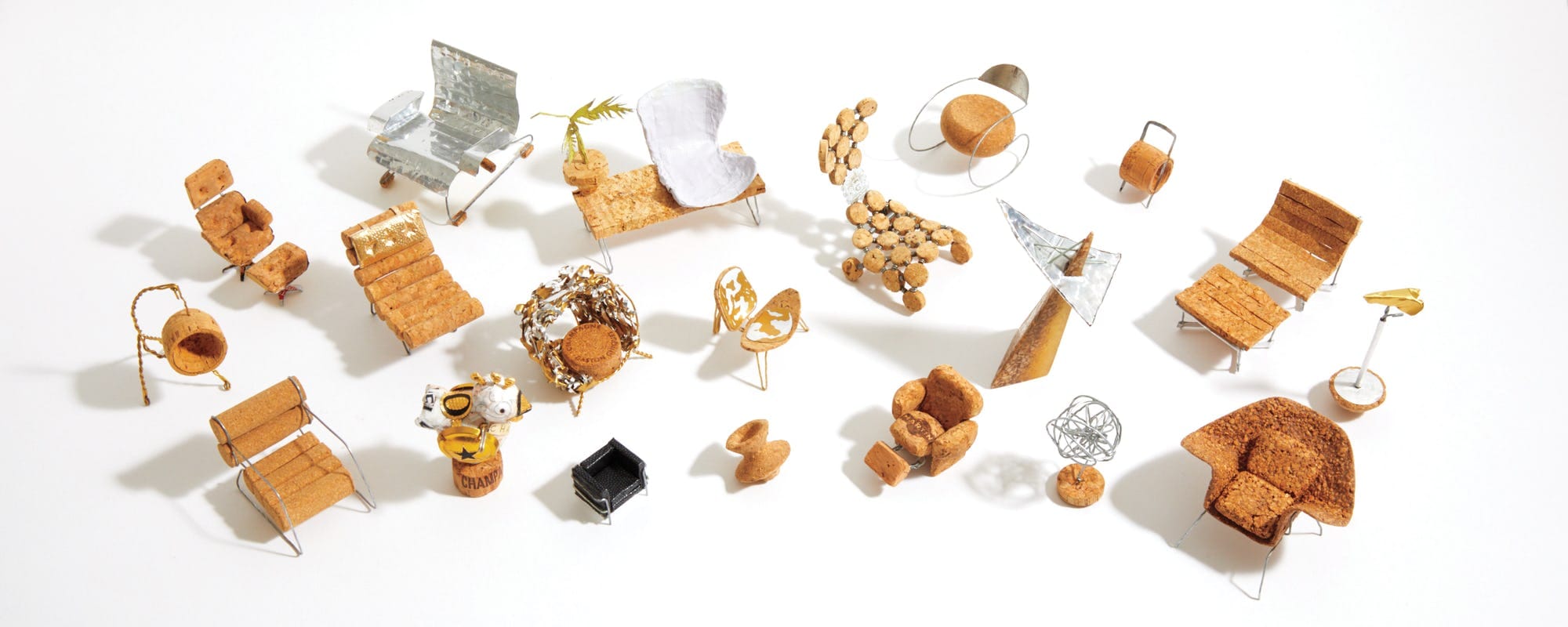 Design competition to create dazzling chairs from champagne bottle ...